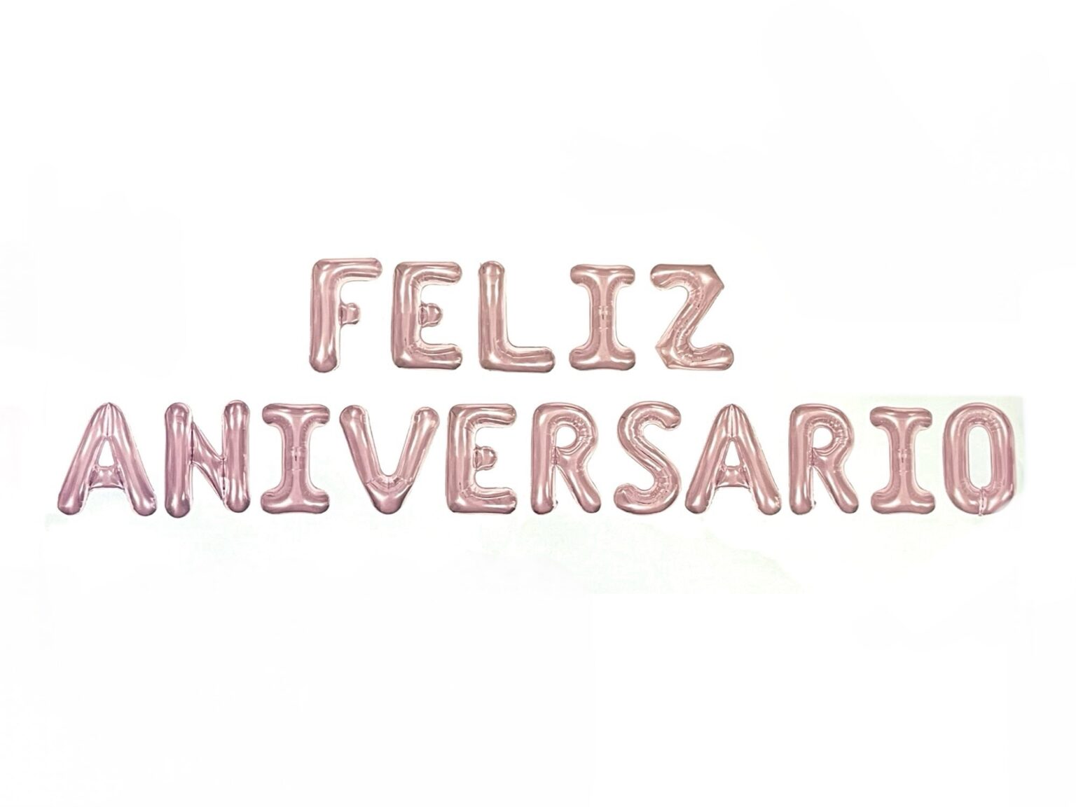 Blister Globos letras Feliz Aniversario (colores variados)