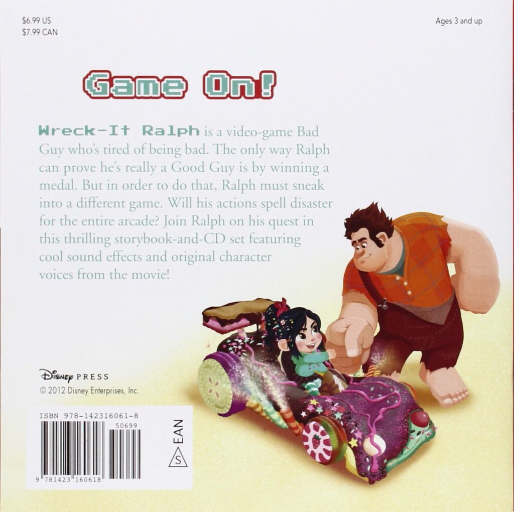 Libro Wreck-It Ralph Read-Along Storybook and CD
